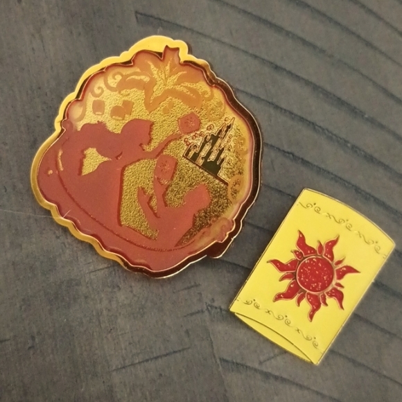 Disney | Jewelry | Disney Tangled Limited Edition Pin Set | Poshmark